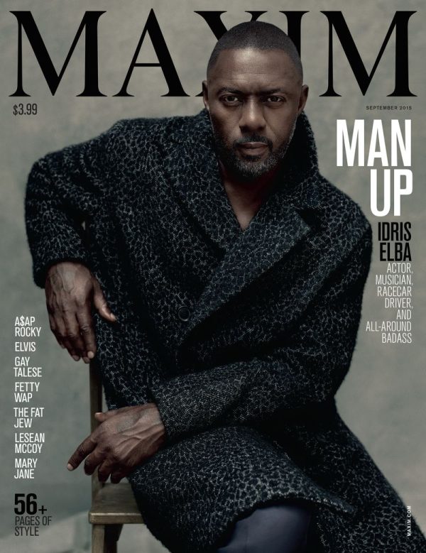 Idris Elba is the First Man to Cover Maxim - 29Secrets