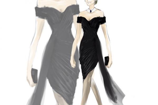 THE STORY OF: The Revenge Dress Worn By Diana, Princess of Wales ...