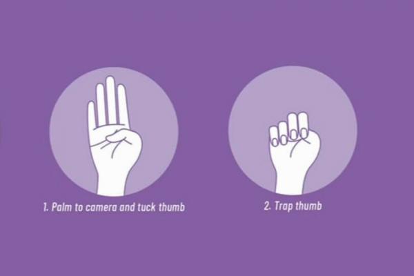 Do You Know This Simple Hand Gesture That Can Be Used To "Signal For ...