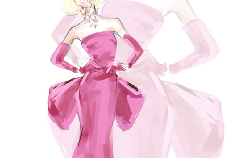 THE STORY OF: The Pink Dress Worn By Both Marilyn Monroe and Madonna ...