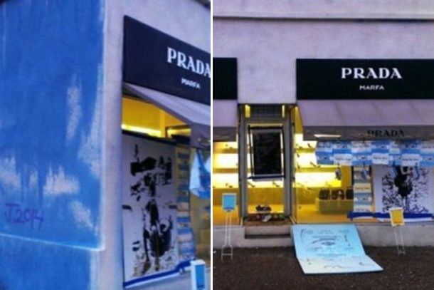 The History Of The Prada Marfa Installation In…The Middle Of The Desert ...