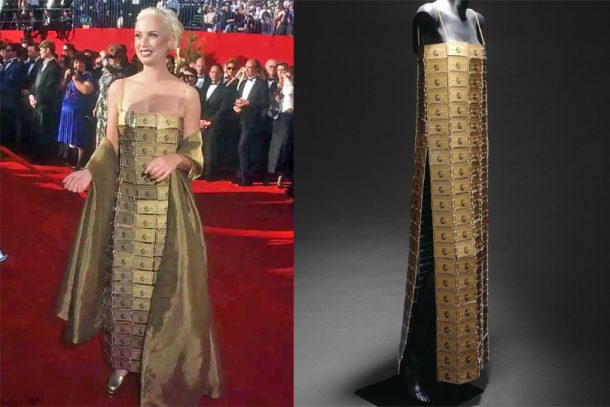 A Look Back At The American Express Gold Card Dress Lizzy Gardiner Wore ...