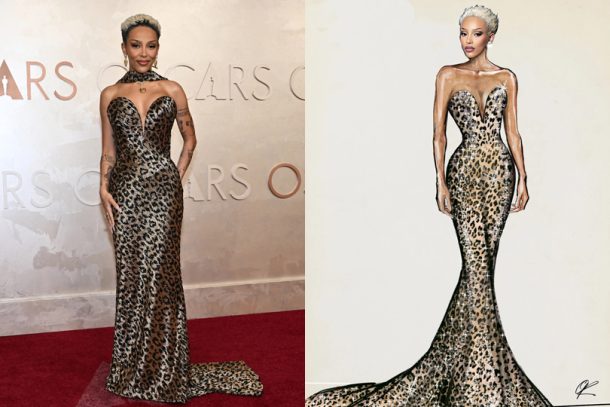 Doja Cat's Balmain Dress She Wore To The 2025 Oscars Took 5,600 Hours ...