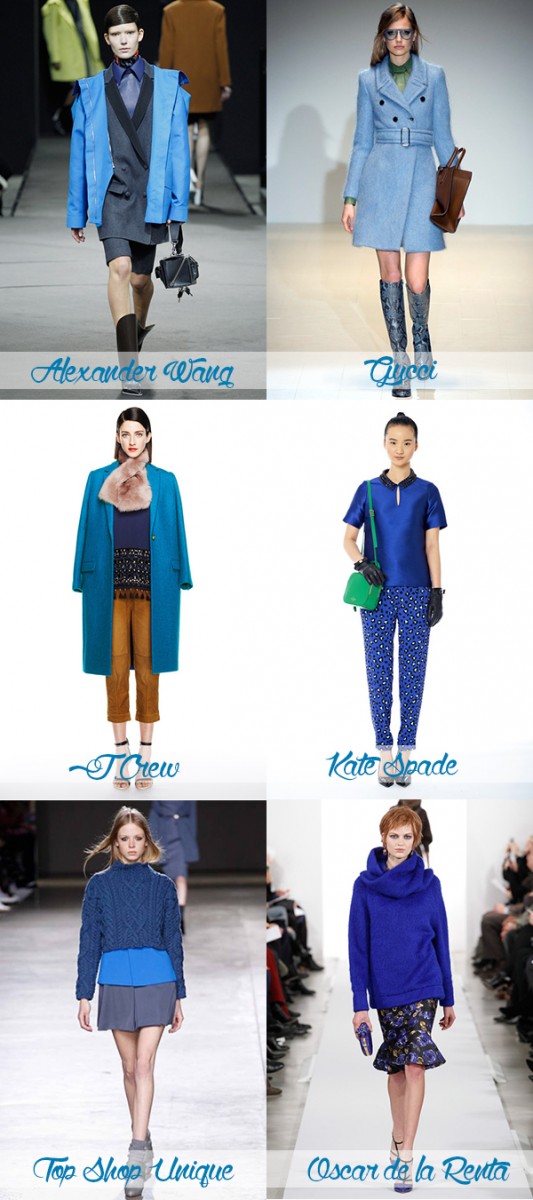 Fall 2014 Fashion Week Trend Report: Blue Is In! - 29Secrets